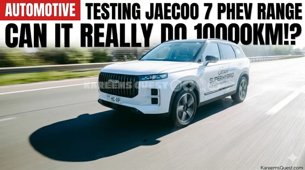 Testing Jaecoo 7 PHEV Range: Santiago to Vineyard - Kareem's Quest